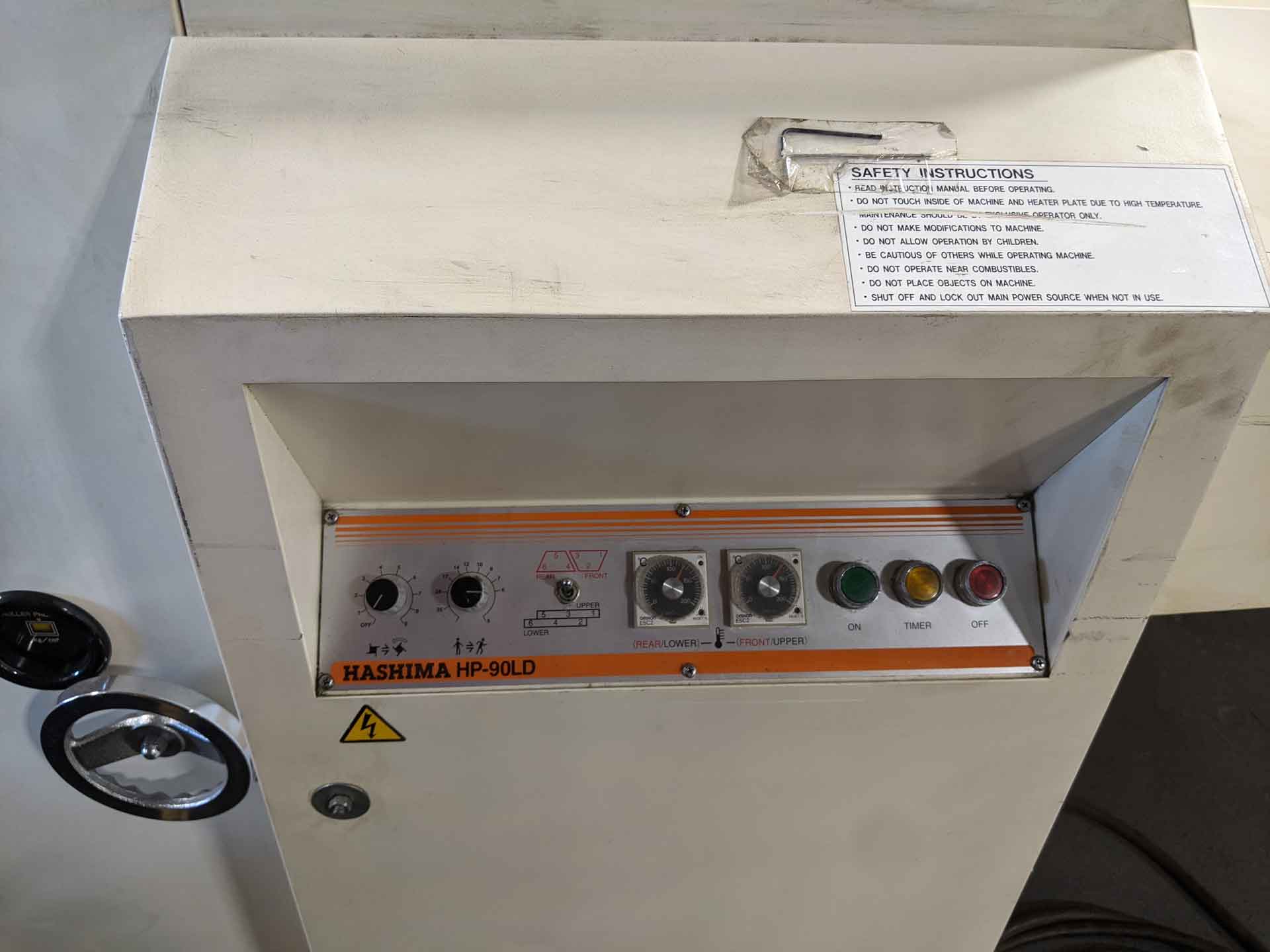 Seickel & Sons, Inc. -- Hashima HP-90LD Fusing Machine